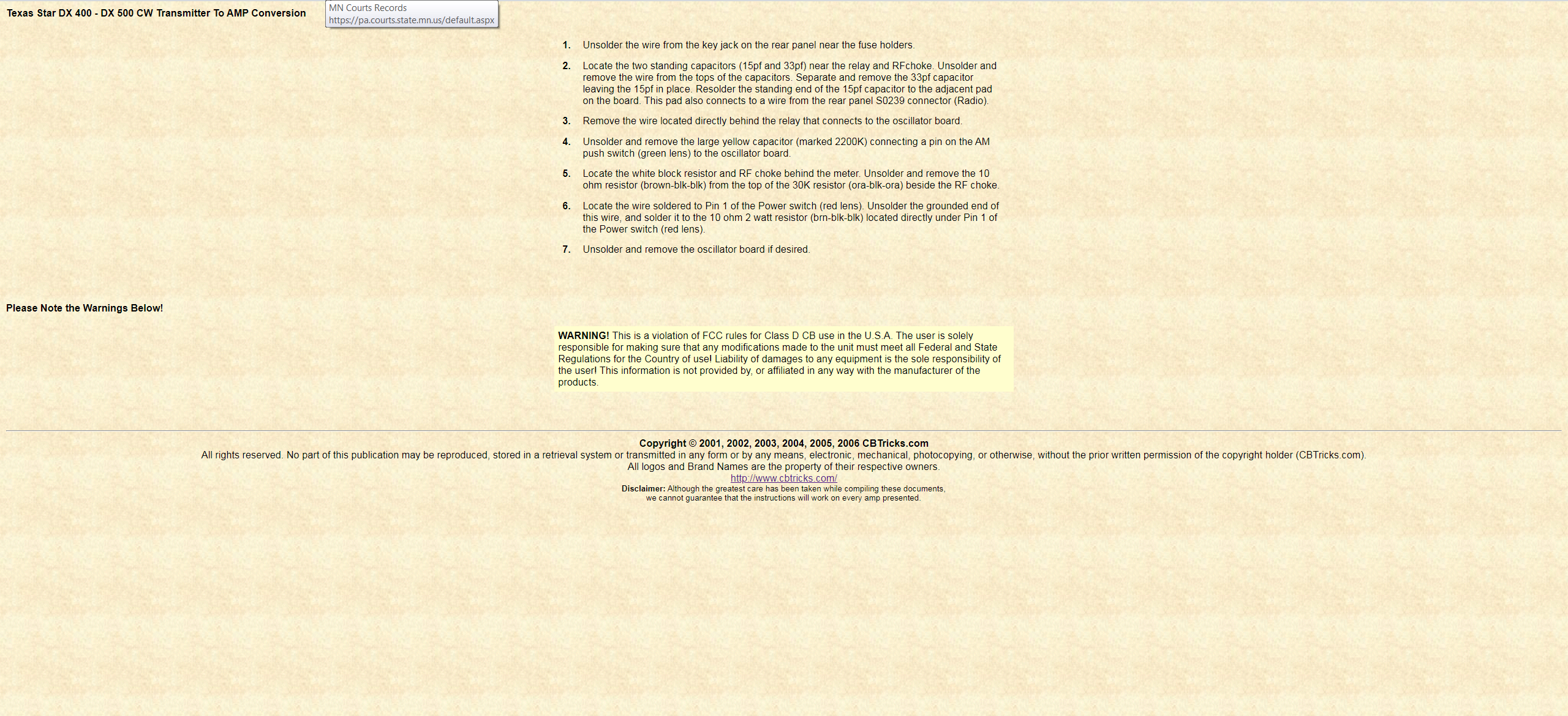 Texas star dx 500 cw to amp conversion | WorldwideDX Radio Forum