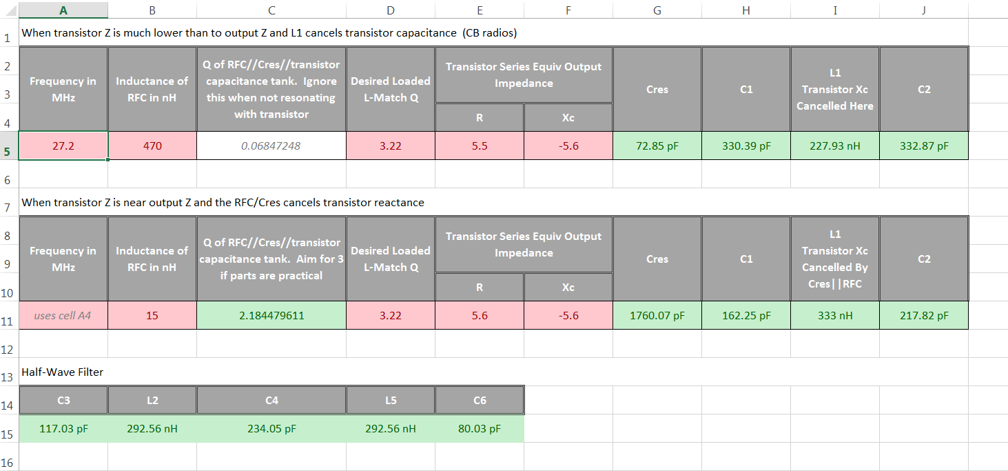 Output Network Calculator | WorldwideDX Radio Forum