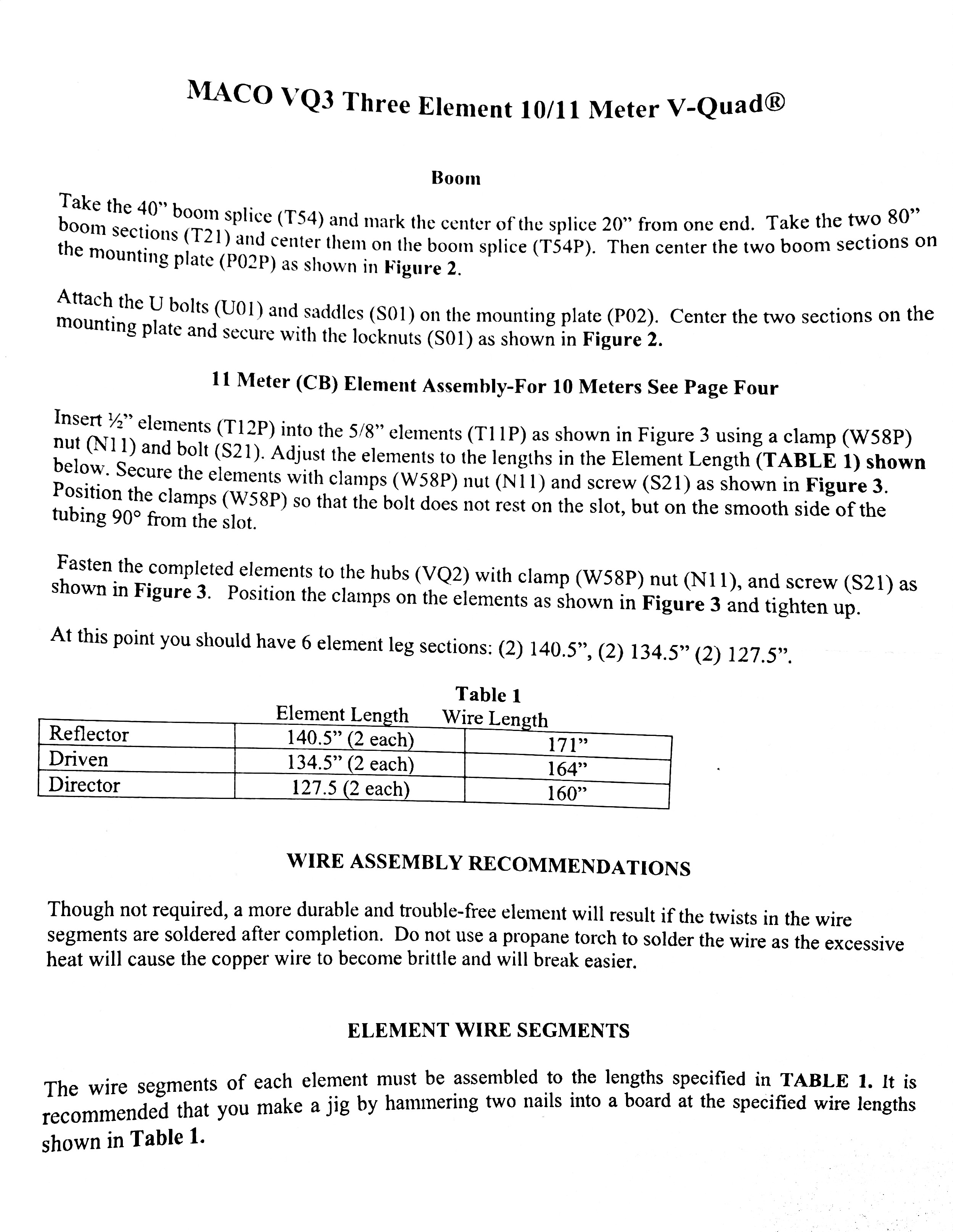 Maco VQ3 V-Quad 11 meter antenna | WorldwideDX Radio Forum
