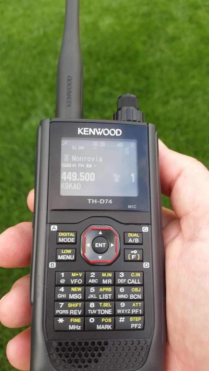 It's Here! The new Kenwood TH-D74 HT! | WorldwideDX Radio Forum
